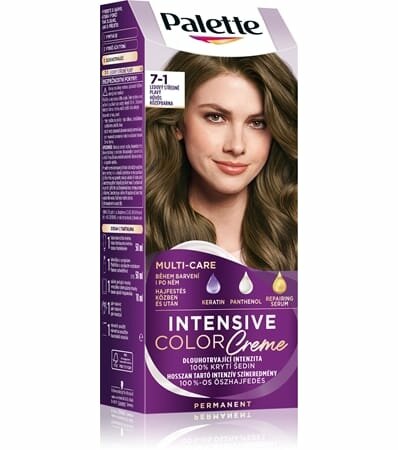 Краска для волос Schwarzkopf Palette Intensive Color Creme, оттенок 7-1 cool middle blonde, 1 шт
