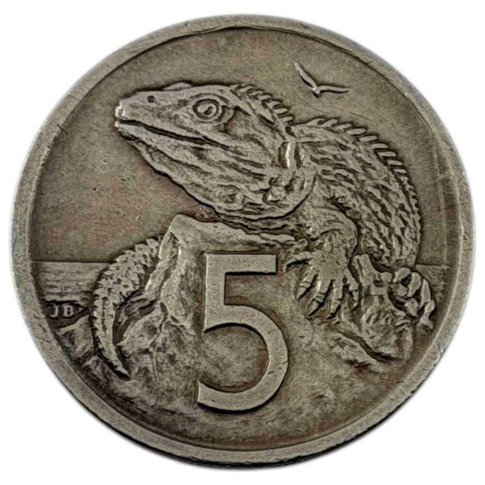 Новая Зеландия 5 центов 1974 г.