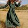 Платье  Базовая коллекция, размер L, green