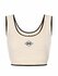 Топ Elisabetta Franchi Bouclé chenille crop top, размер 40, разноцветный