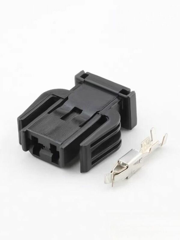 Разъем (колодка, фишка) 2 контакта (2 pin) мама 893971632 для Audi, Volkswagen, Skoda, Seat
