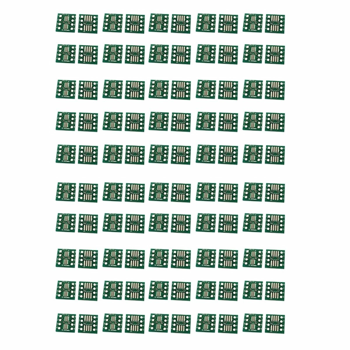 Комплект из 100 шт, переходник с SOP8 на DIP8, плата с гнездом SMD DIP, шаг 0,65 мм, 1,27 мм, совместим с TSSOP8/SSOP8-ROMIKY