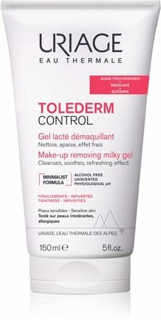 Средство для умывания Uriage Tolederm Control Make-up Removing Milky Gel, 100 мл