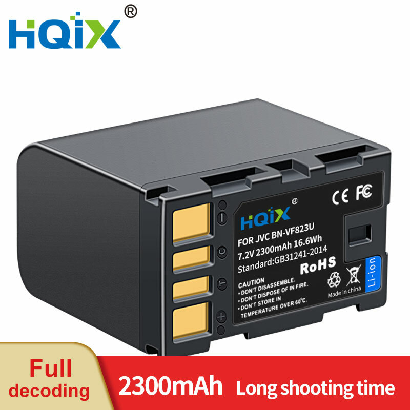 HQIX для JVC GZ-MG125 MG130 MG131 MG132 MG133 MG134 GC-PX100 JY-HM95 HM85 GY-HM170 HM150 камера BN-VF823U зарядное устройство Аккумулятор