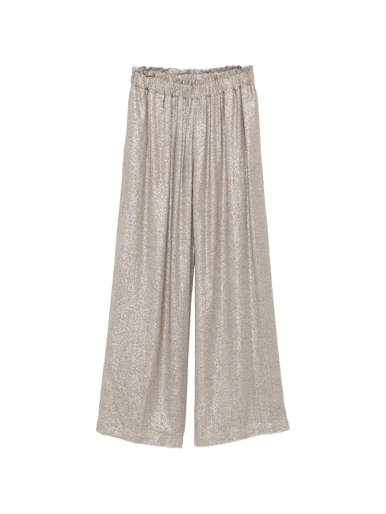 Брюки палаццо Metallic wide-leg palazzo pants