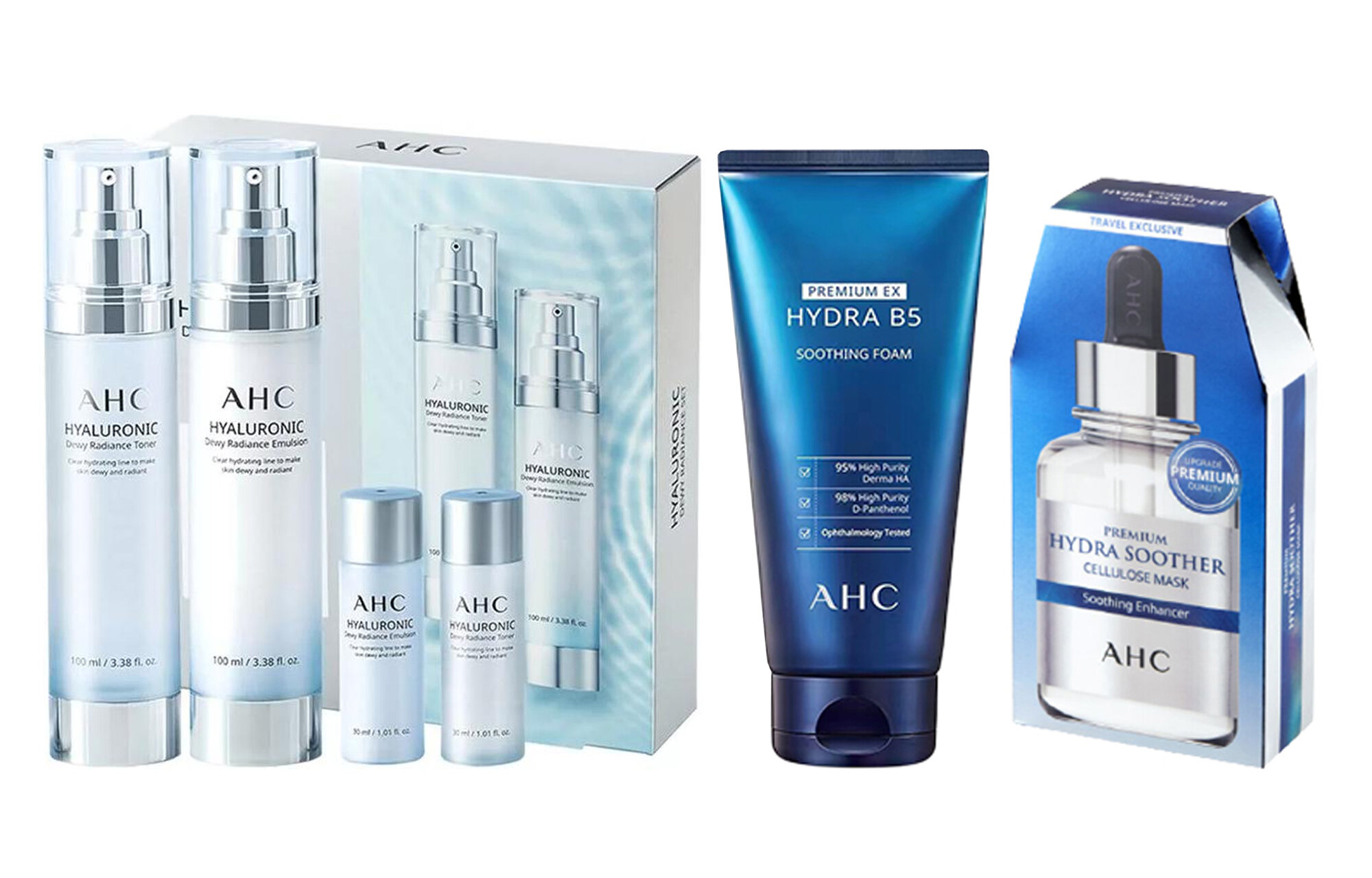 Набор для ухода за кожей унисекс A.H.C Hyaluronic Dewy Radiance 5697088