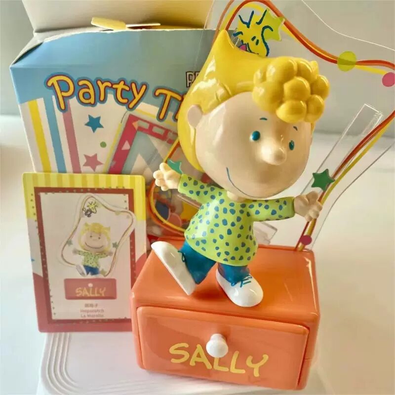 Оригинальная коллекционная фигурка MINISO Snoopy Party Theme Blind Box – модная игрушка, милый подарок для украшения на
