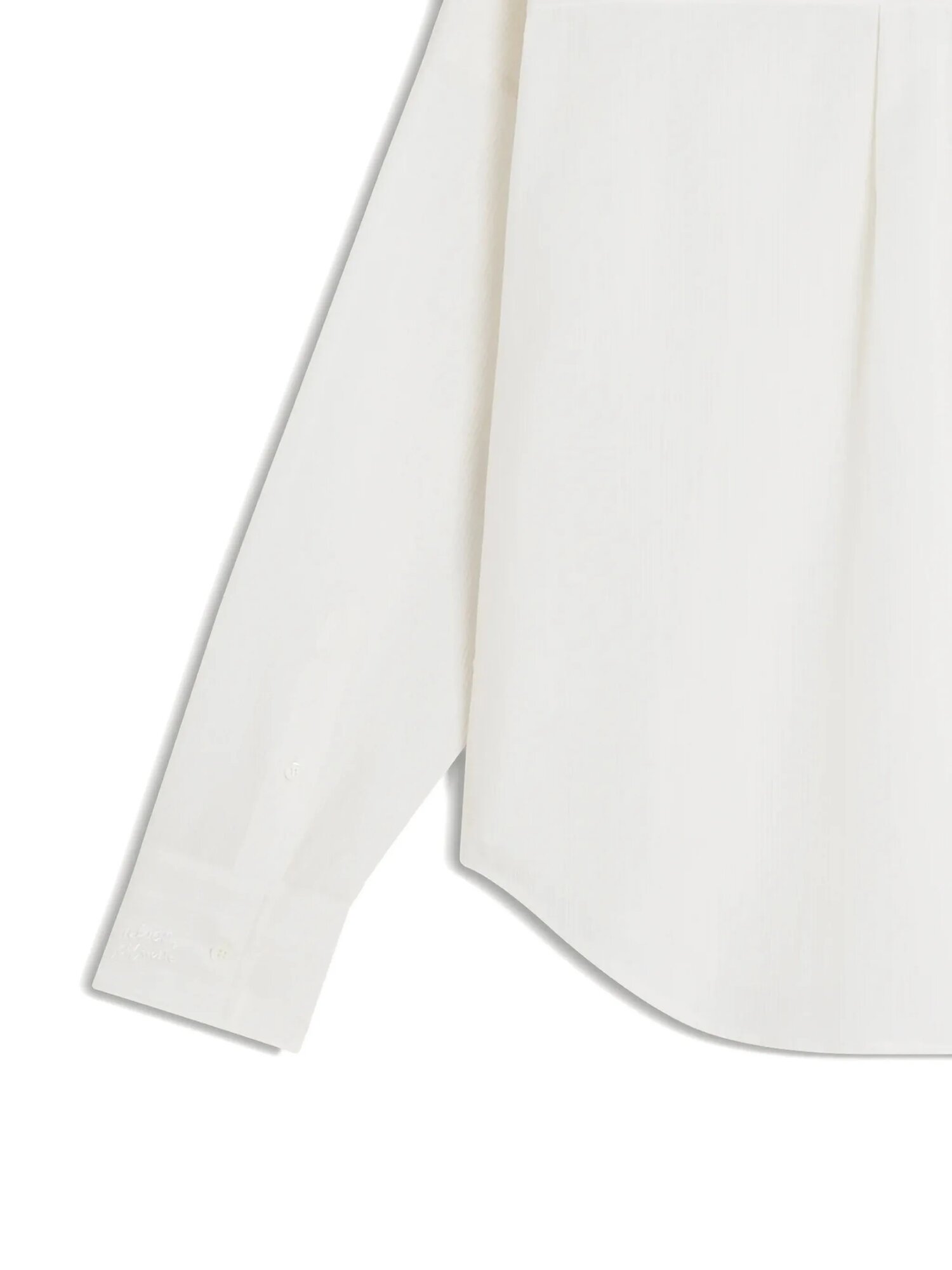 Рубашка Maison Kitsune Chest-pocket button-down shirt, размер 34, white — фото 1