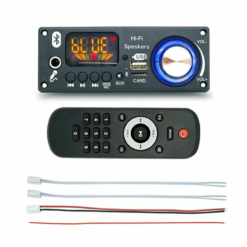 Плата Усилителя Аудиодекодера Bluetooth 2x80W 160W