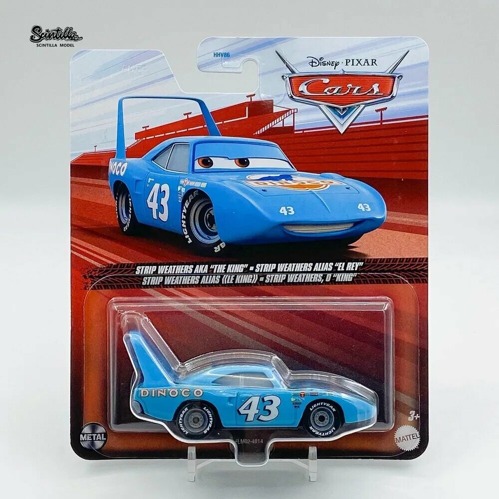 Машинка #MATTEL Cars Lightning McQueen Литой под давлением автомобильной модели