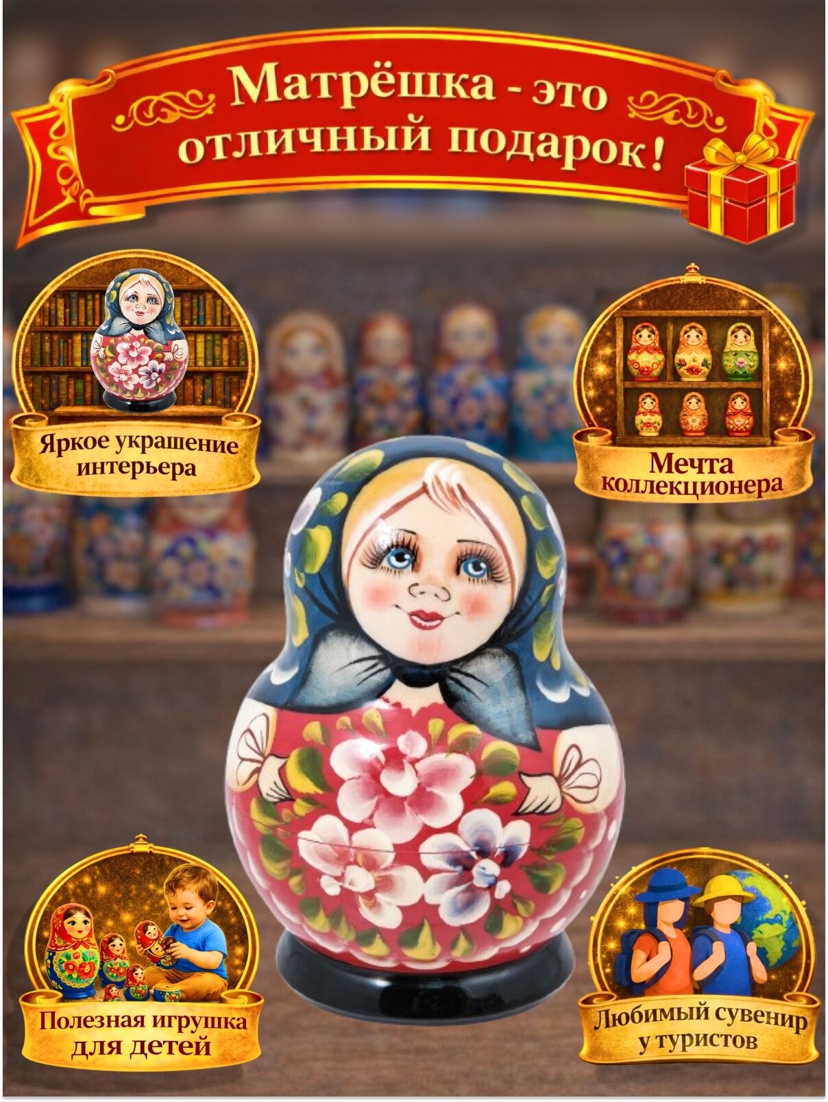 Матрешка Катюша — фото 1
