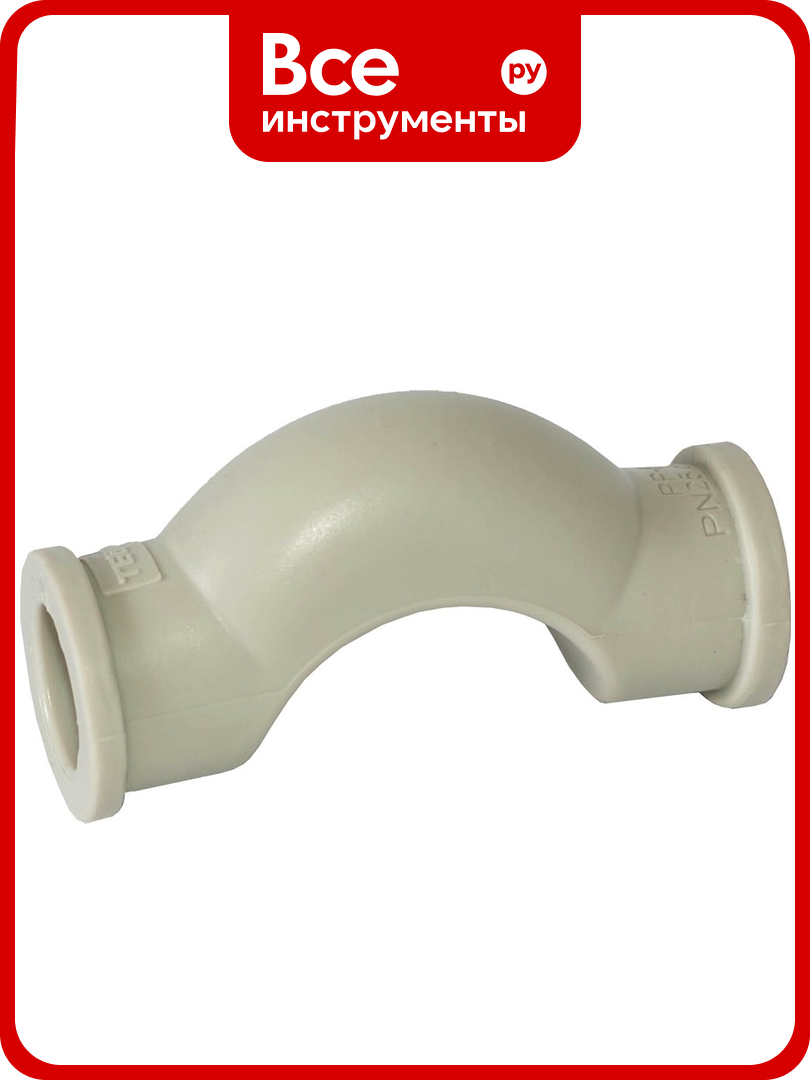 Обводное колено TEBO technics 031090502, полипропилен, раструбное, 25мм, 1шт