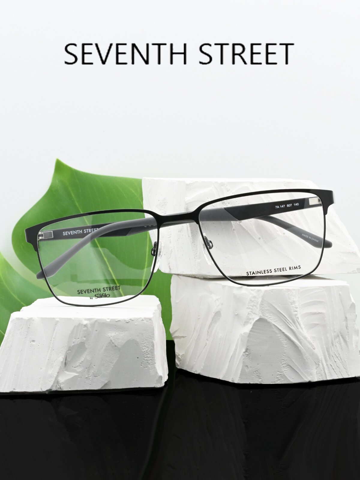 Оправа для очков Seventh Street 7A 147 807 пол Мужской форма оправы Клабмастер (Clubmaster) цвет оправы Чёрный