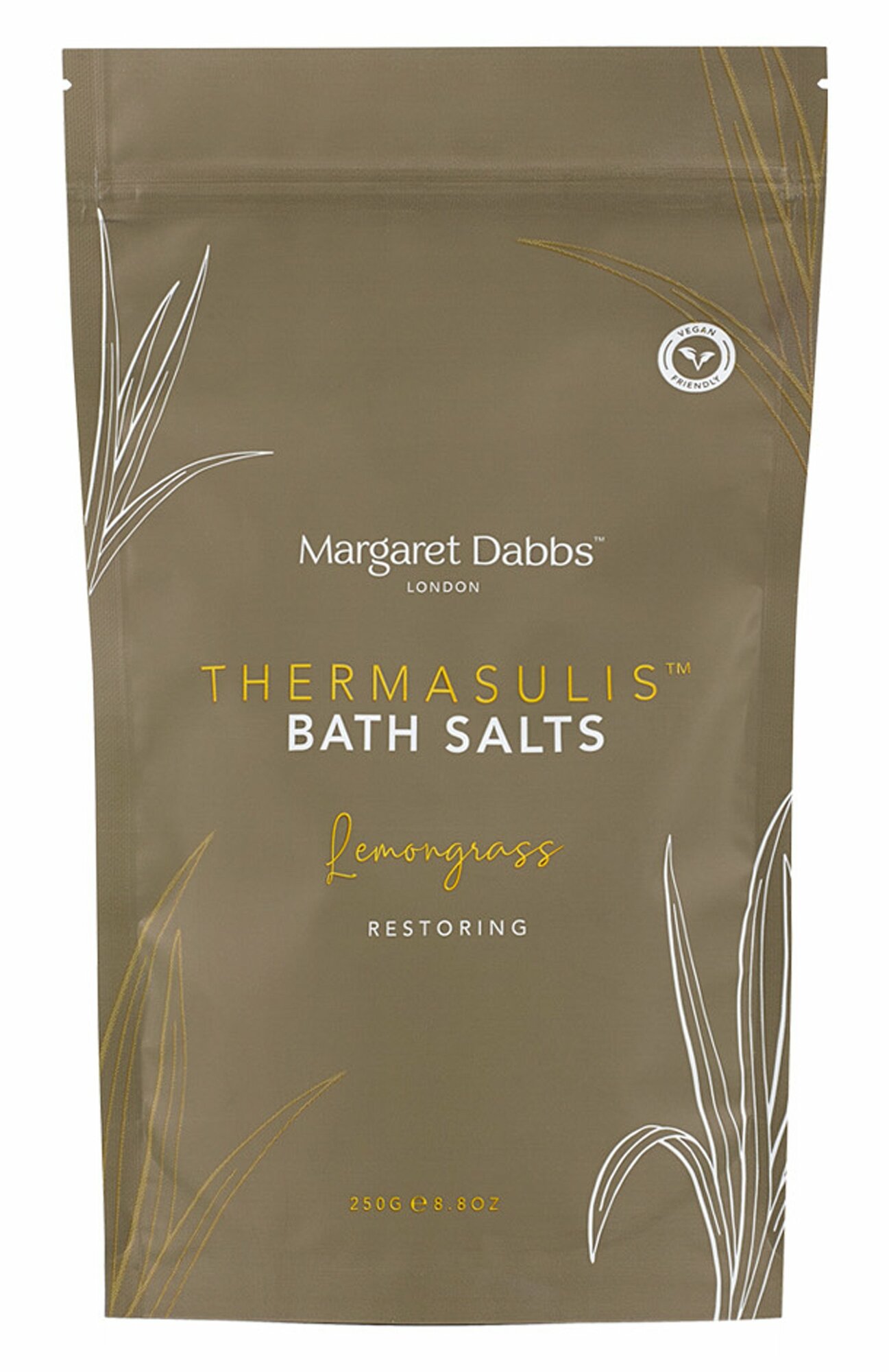 Соль для ножных ванн ThermaSulis с ароматом лемонграсса (250g) Margaret Dabbs
