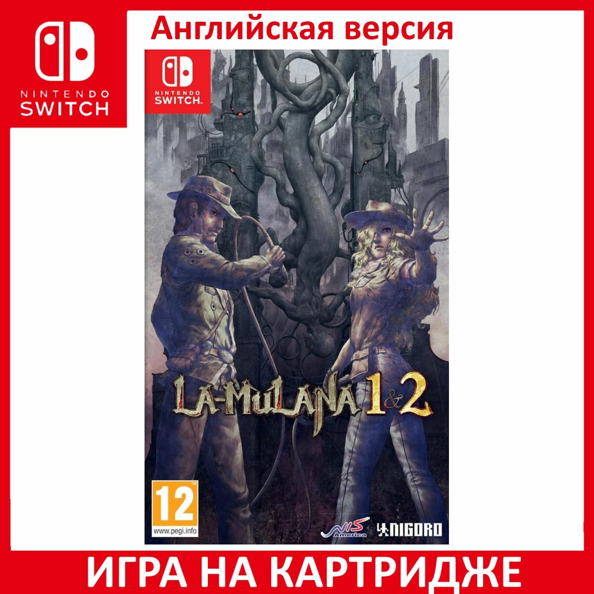 Игра La-Mulana 1 and 2 Switch Картридж на Nintendo Switch Английская версия
