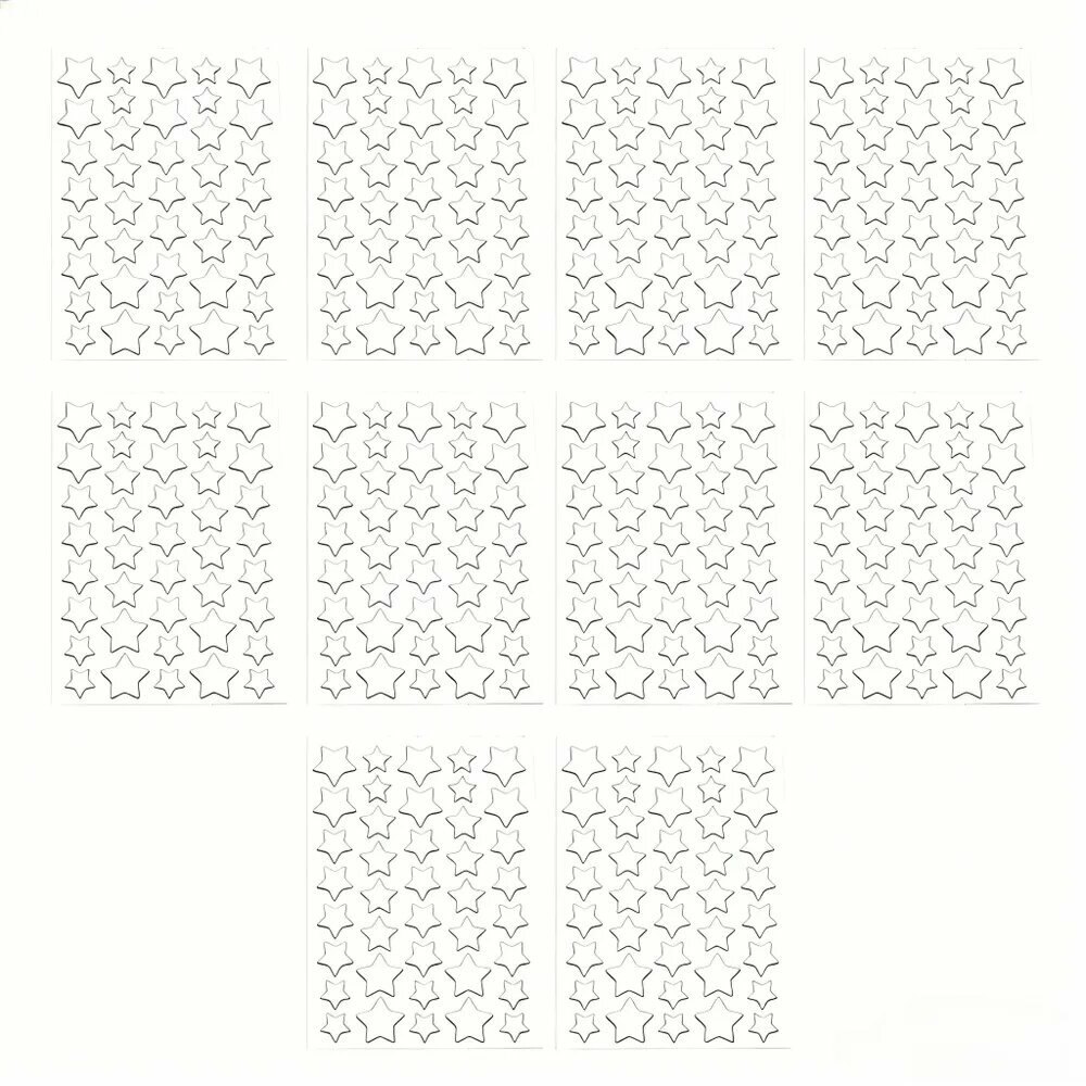 400 шт. Патчи от прыщей гидроколлоидные / наклейки от прыщей в виде звездочек