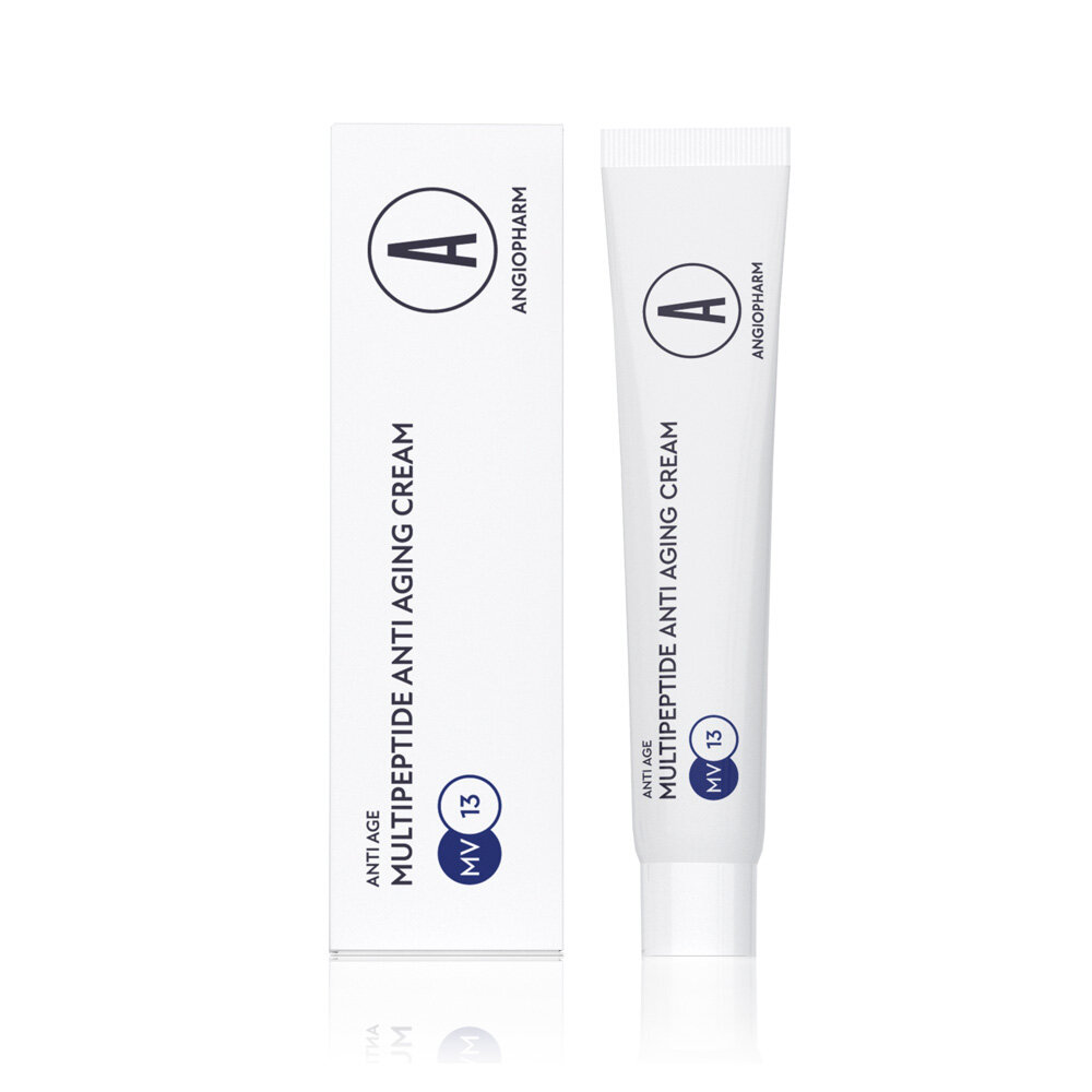 Angiopharm Multipeptide Anti Aging Cream Мультипептидный омолаживающий крем, 7 мл