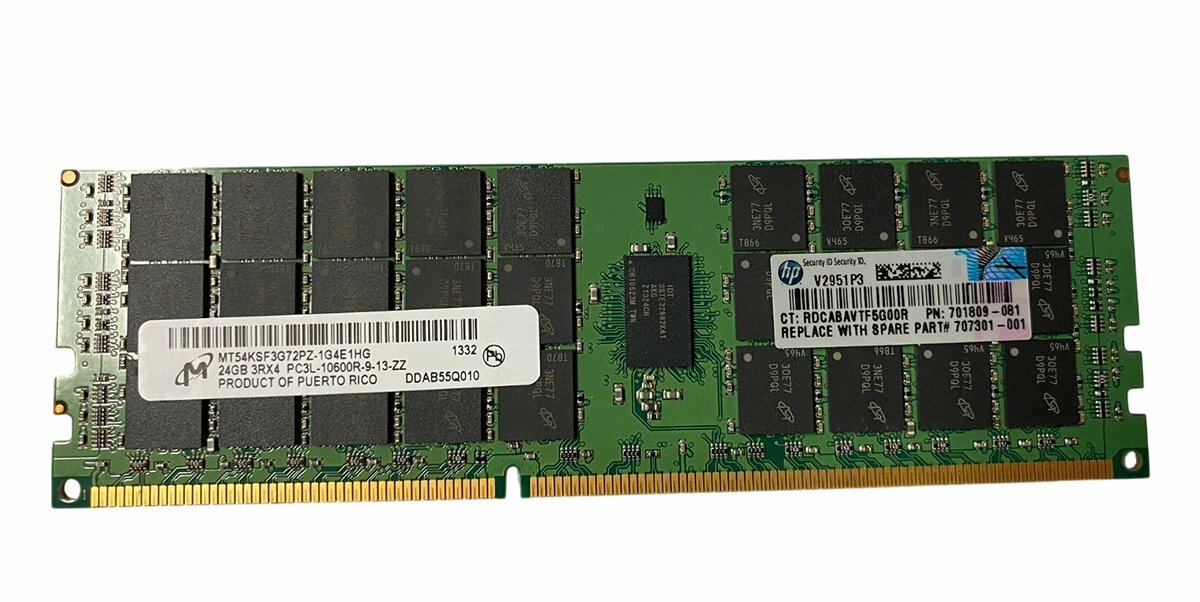 Оперативная память HP DDRIII 24Gb 707301-001