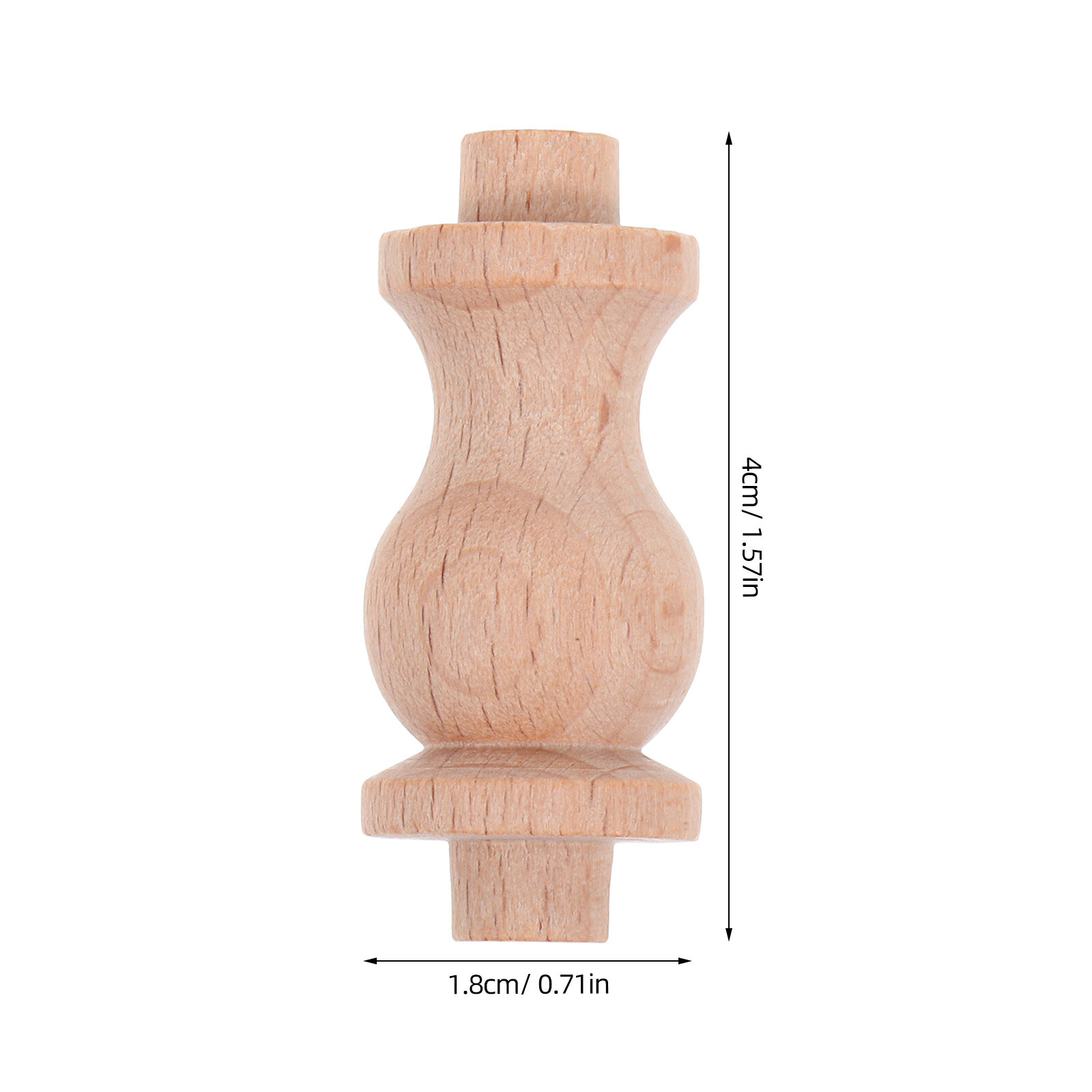 10 Штук Деревянные Перила Для Лестницы Внутри Balusters For Staircase Interior Размер 4.00X1.80X1.80Cm