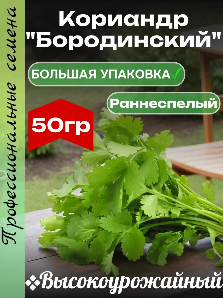 Семена Кориандр (кинза) Бородинский 50 гр
