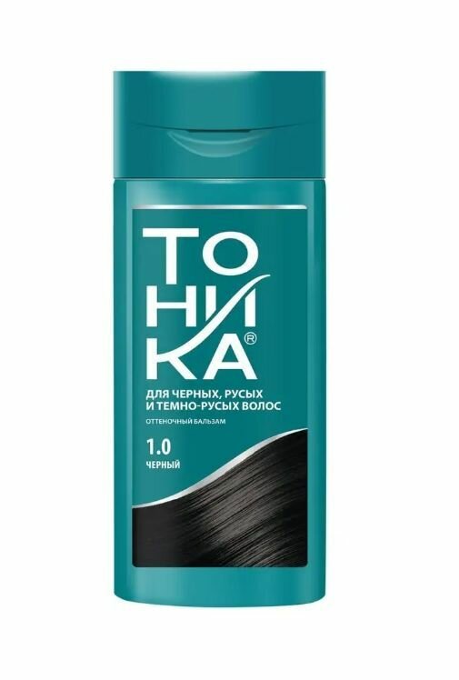 Тоника Оттеночный бальзам тон 1.0 Черный 150мл