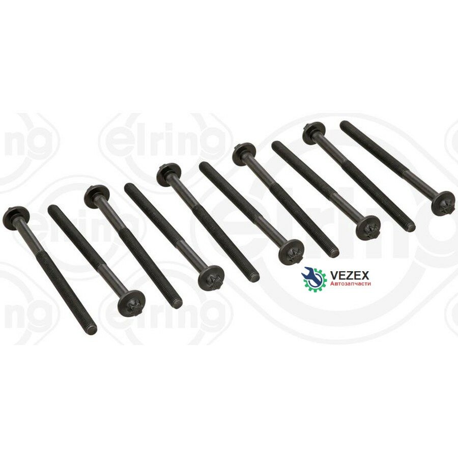 ELRING 758290 к-кт болтов ГБЦ! 10шт.\ Citroen Xantia/Xsara/Berlingo 1.8 XU7JB 97>