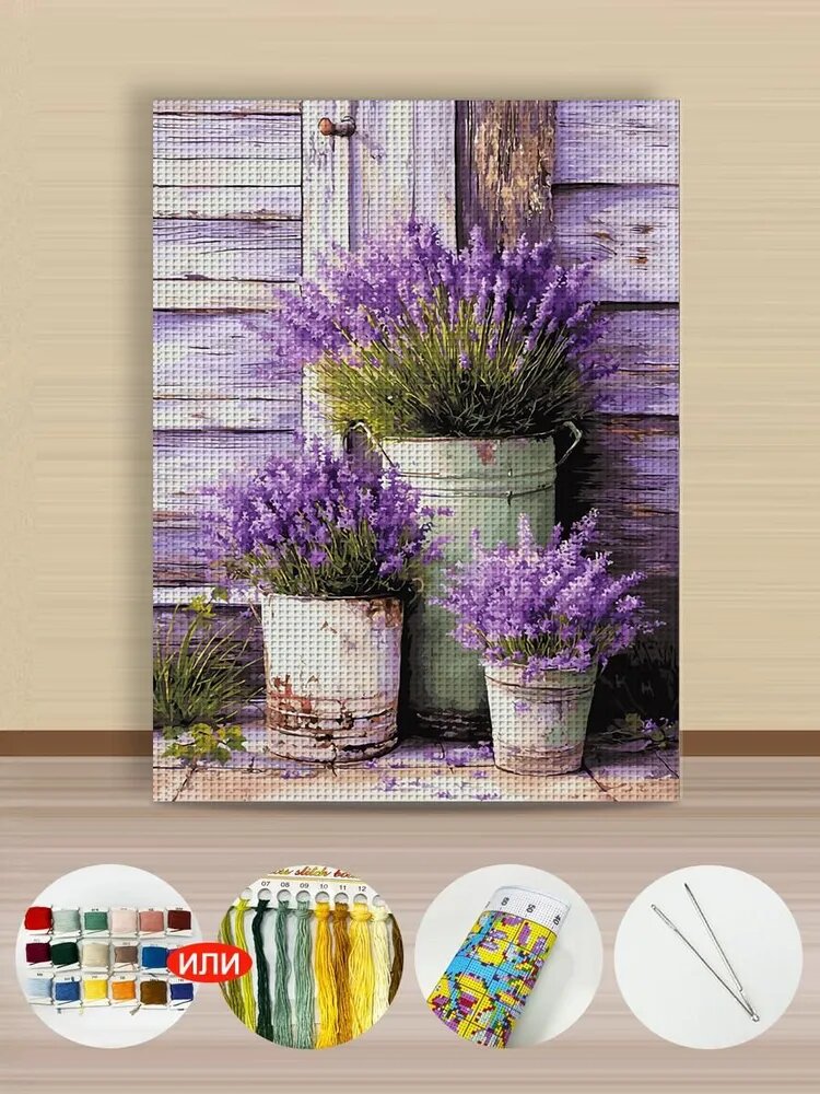 Вышивка крестом наборы/Набор для вышивания,30x40CM,11CT, Холст имеет нанесенный на него узор.