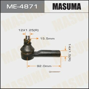 Наконечник рулевой R L NISSAN AD MASUMA ME-4871