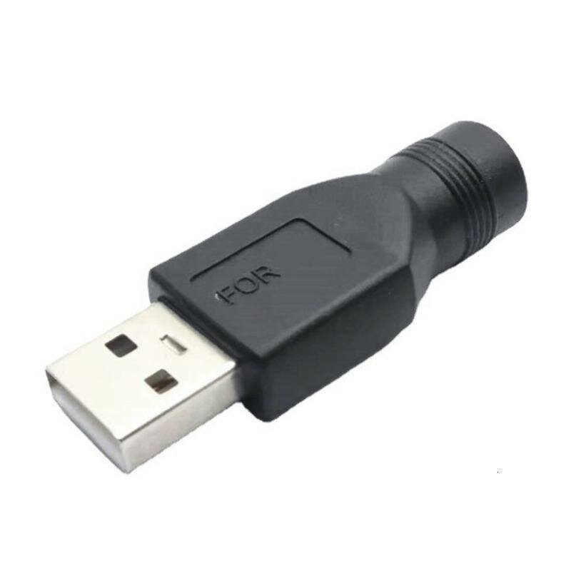 Разъём USB-мама/папа — круглый гнездовой разъём DC 5,5×2,1 мм, B1