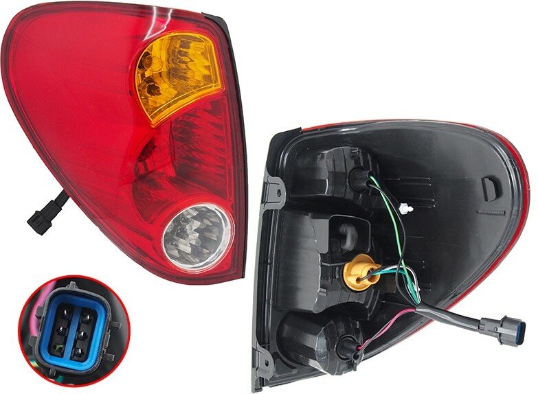 Фонарь задний SAT ST-214-1993L Mitsubishi L200 07-16 / Triton 06-11 левый