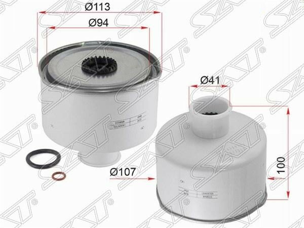 Фильтр топливный SAT ST-LR009705 Land Rover Discovery 04-17 / Range Rover Sport 05-13