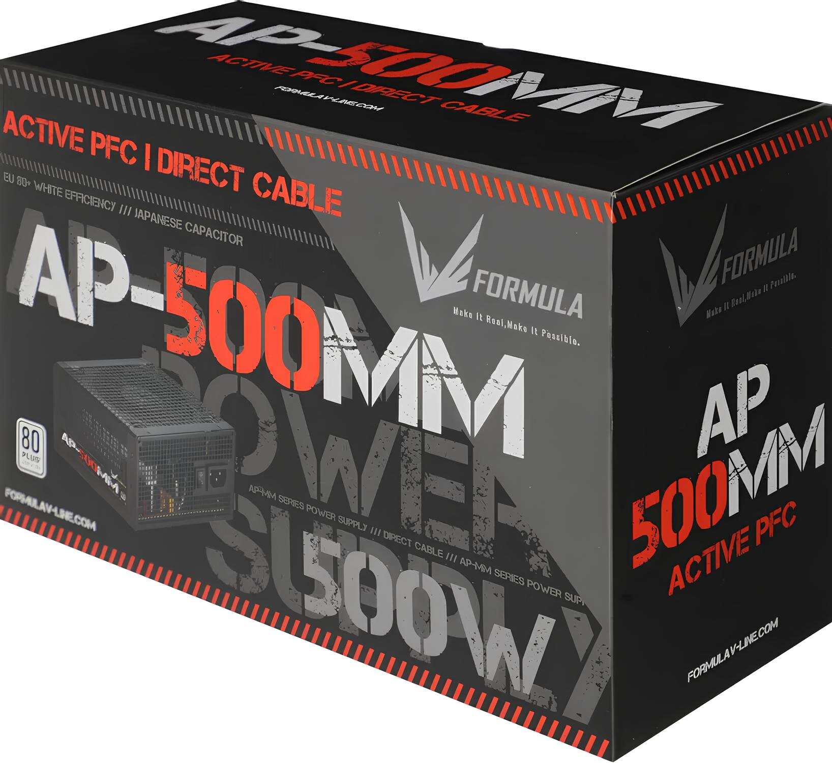 Блок питания Formula AP-500ММ 80 PLUS WHITE