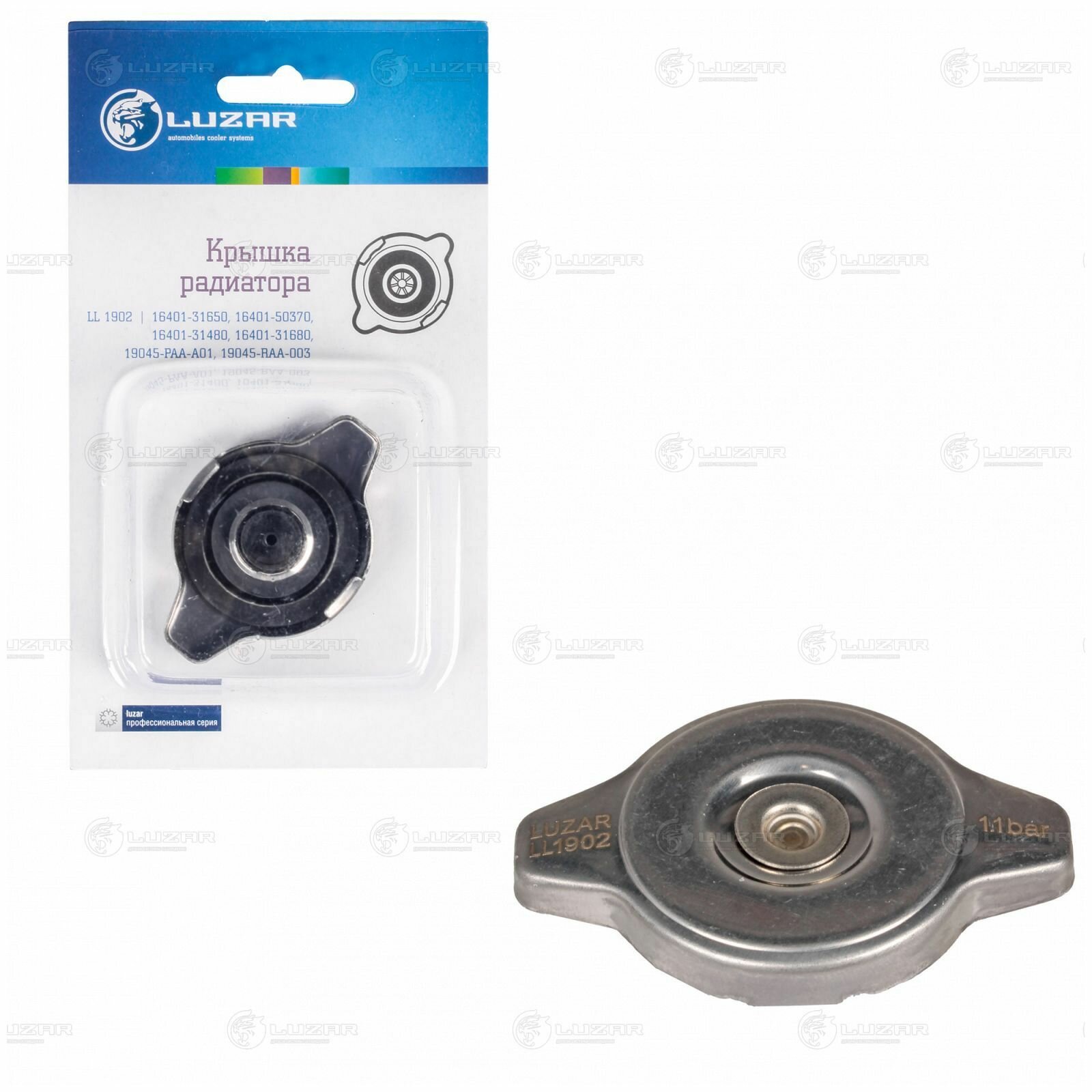 Крышка пробка радиатора для а м Toyota Suzuki Subaru Mazda Honda 1.1 bar мал. клапан LUZAR LL 1902