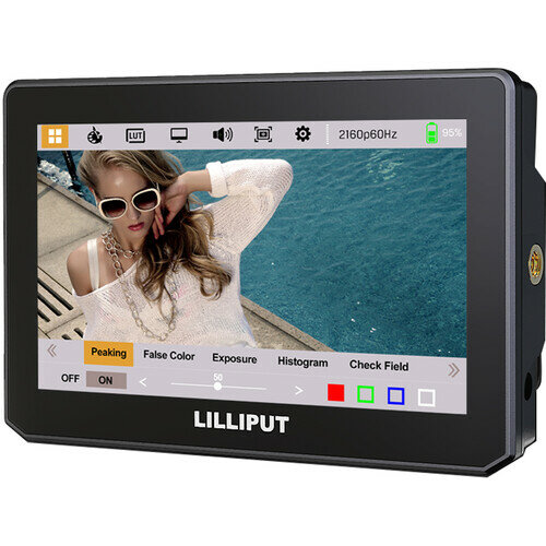 Монитор для камеры Lilliput T5, 5-дюймовый 4K HDMI 2.0, емкостный сенсорный экран.