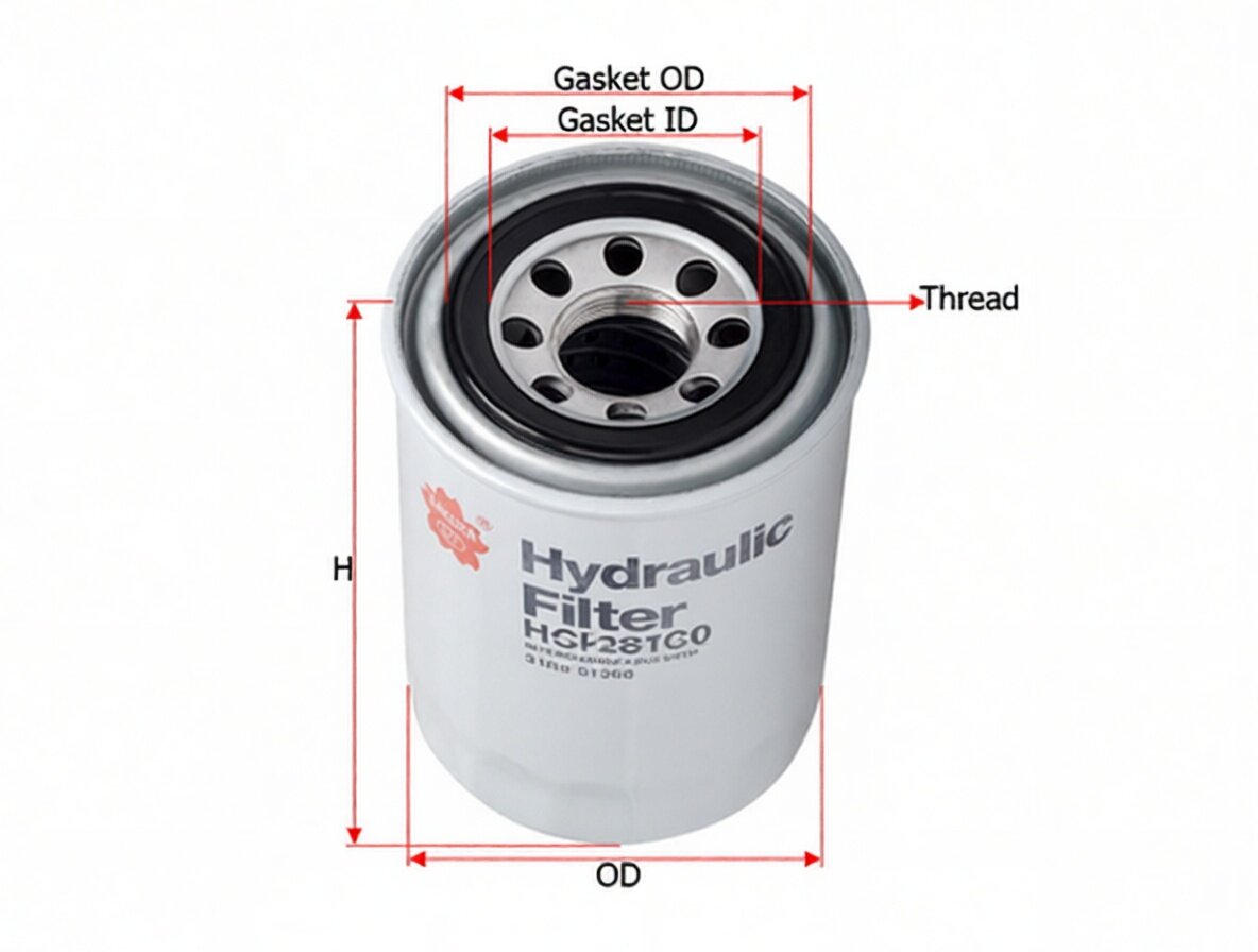 Фильтр гидравлический Hyundai HC28130 Sakura арт. HC28130