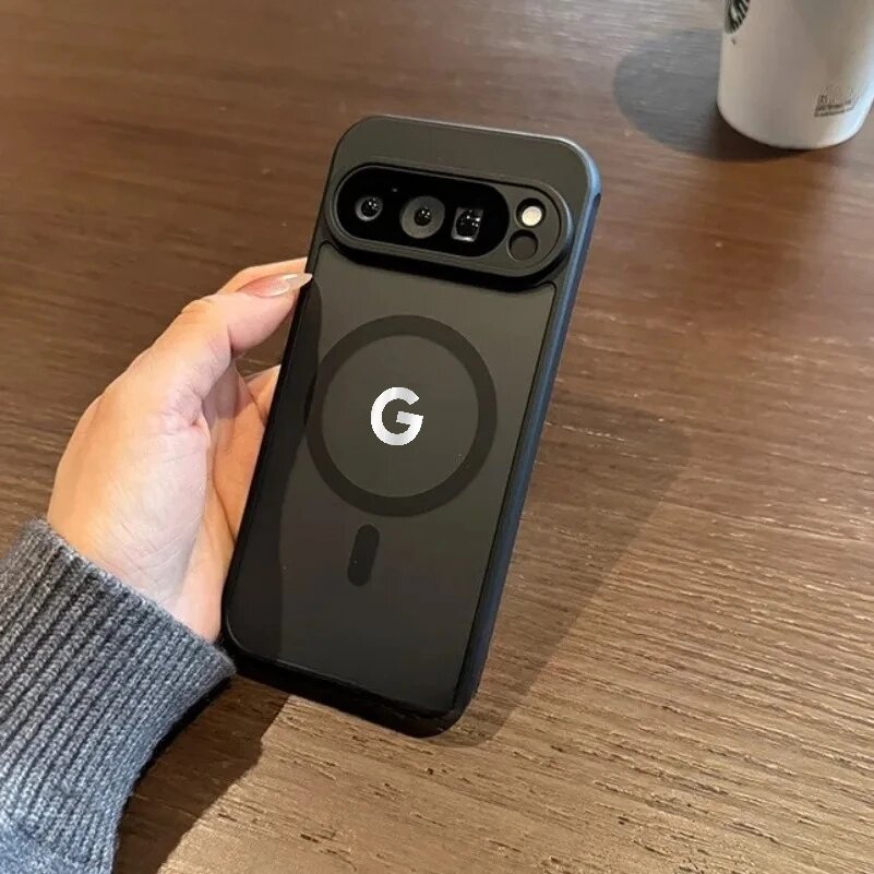 Тонкий чехол Simlple Skin Feel Frosted для Google Pixel 10A 9 Pro XL Black(Magnetic), For Pixel 9 A