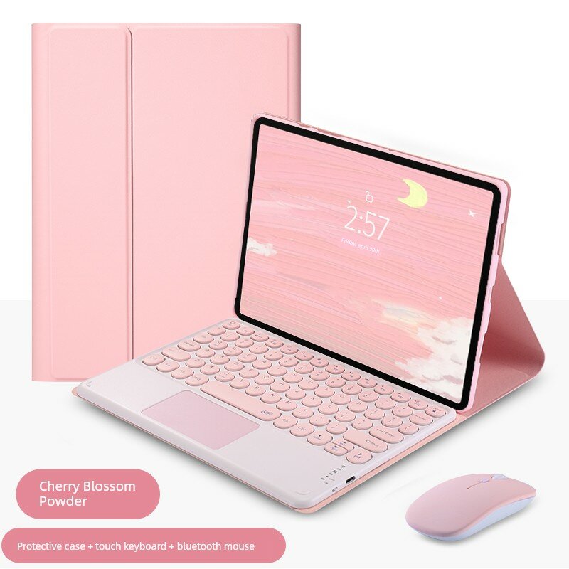 Подходит для защитного чехла Redmi Pad SE 11inch с Bluetooth-клавиатурой, защитного чехла для планшета Redmi Pad SE,