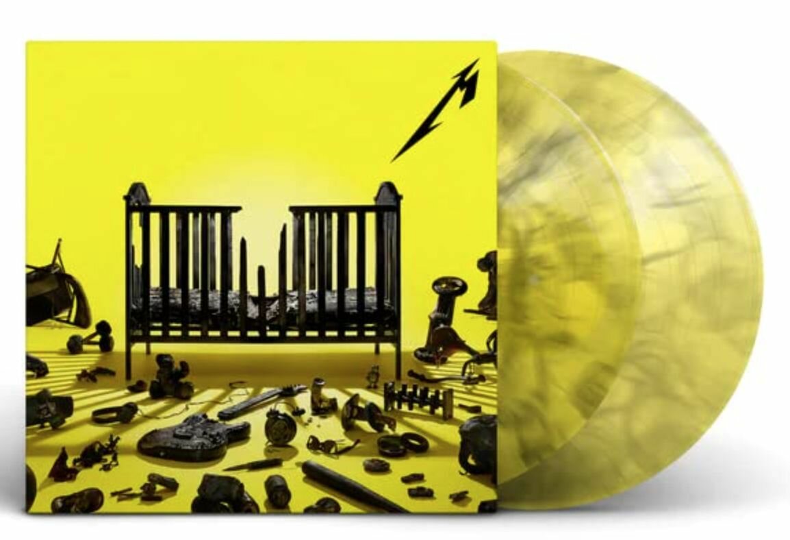 Metallica - 72 Seasons (Yellow And Black Swirl USA Limited) Цвет Желто-Черный Взрыв Виниловая Пластинка