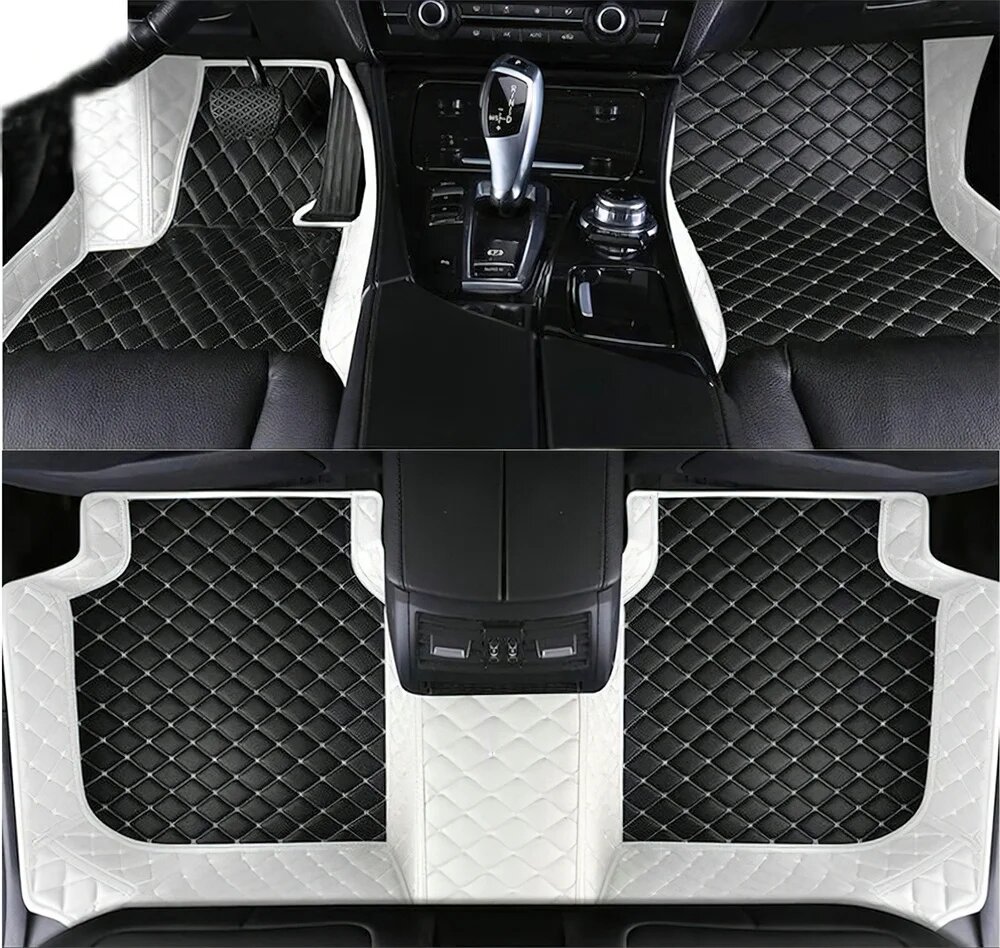 Автоковрики в салон GWM ORA 03, Ora Cat GT, черный и белый