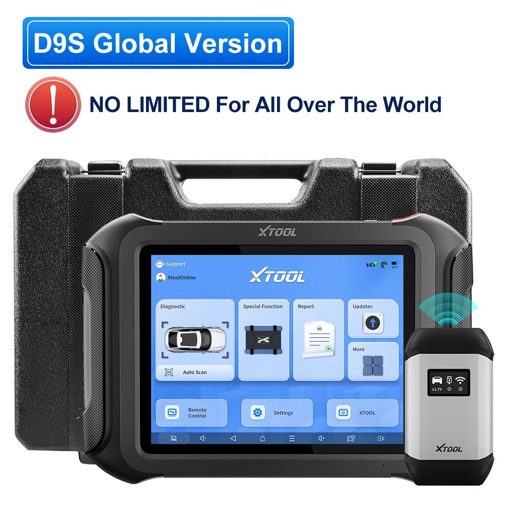 XTOOL D9S Global Version - автомобильный диагностический сканер
