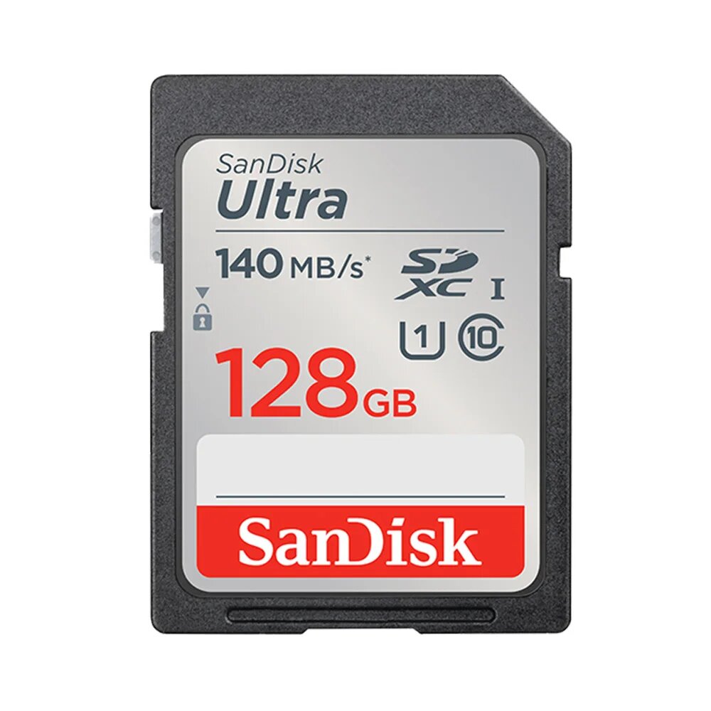 SanDisk SD-карта 32/64/128/256 ГБ для фотоаппарата 140MB--128GB
