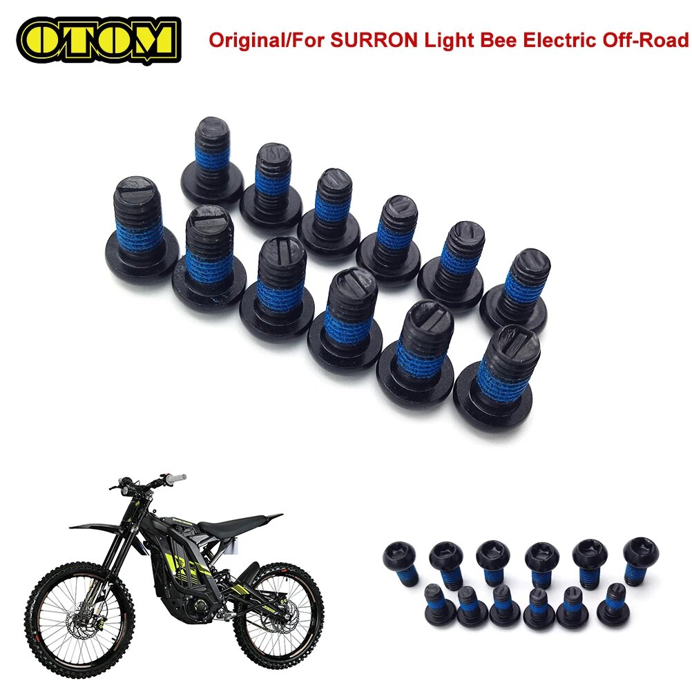 Для мотоцикла SURRON Light Bee, оригинальные передние и задние тормозные диски, крепежные винты ротора, болты, аксессуары для электрических внедорожных велосипедов