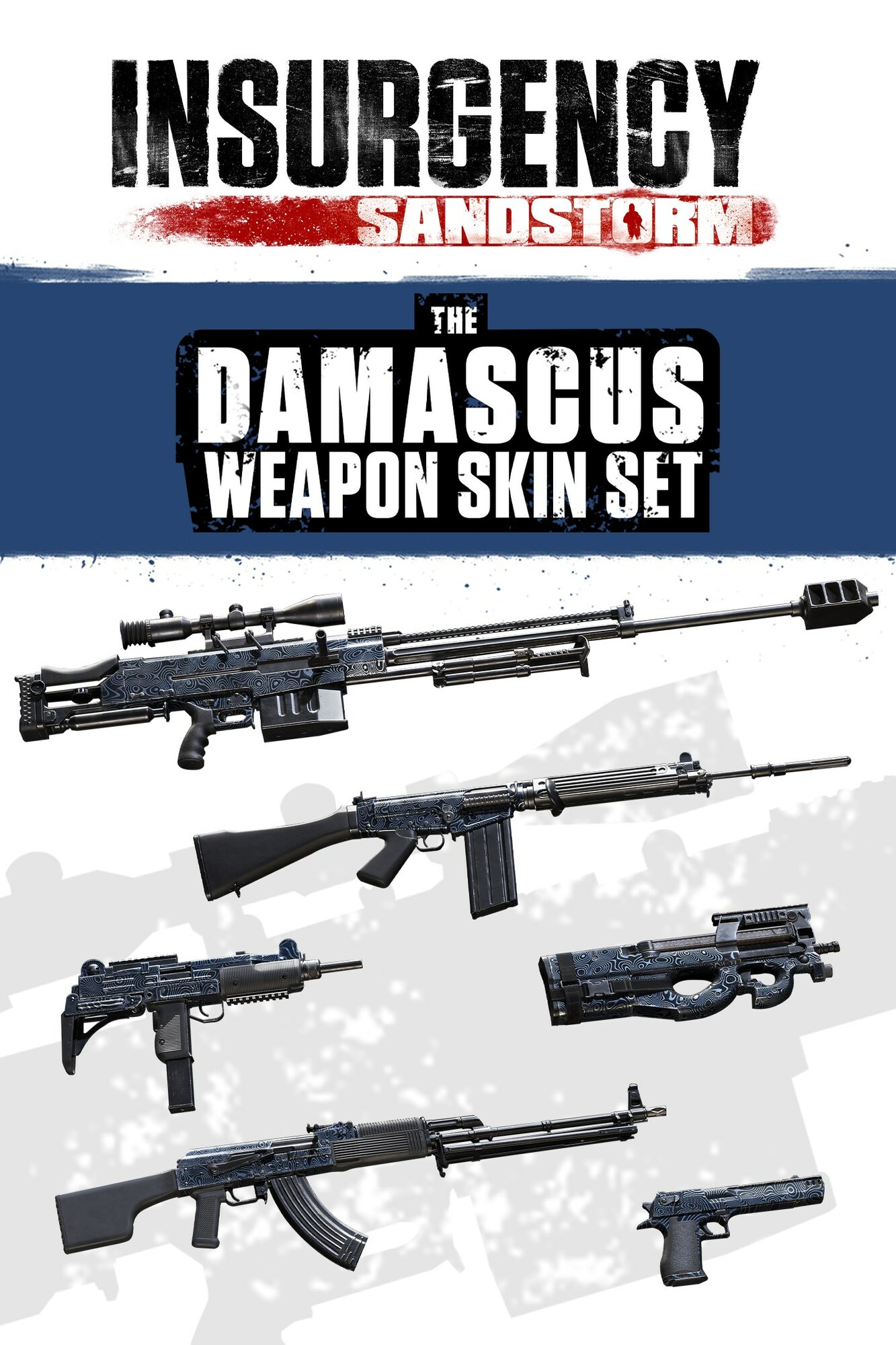Дополнение Insurgency: Sandstorm - Damascus Weapon Skin Set — Xbox Series X|S, Xbox One, PC — Цифровая версия