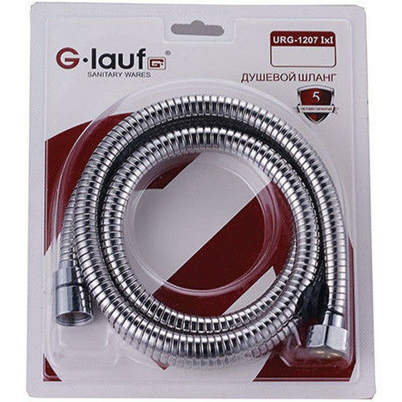 Шланг для душа G-Lauf URG-1207 I I 2.0M хром, 200 см, металлическая оболочка
