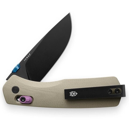 Нож складной The James Brand the Carter, лезвие VG-10 Straight, рукоять G10, Coyote Tan/Black