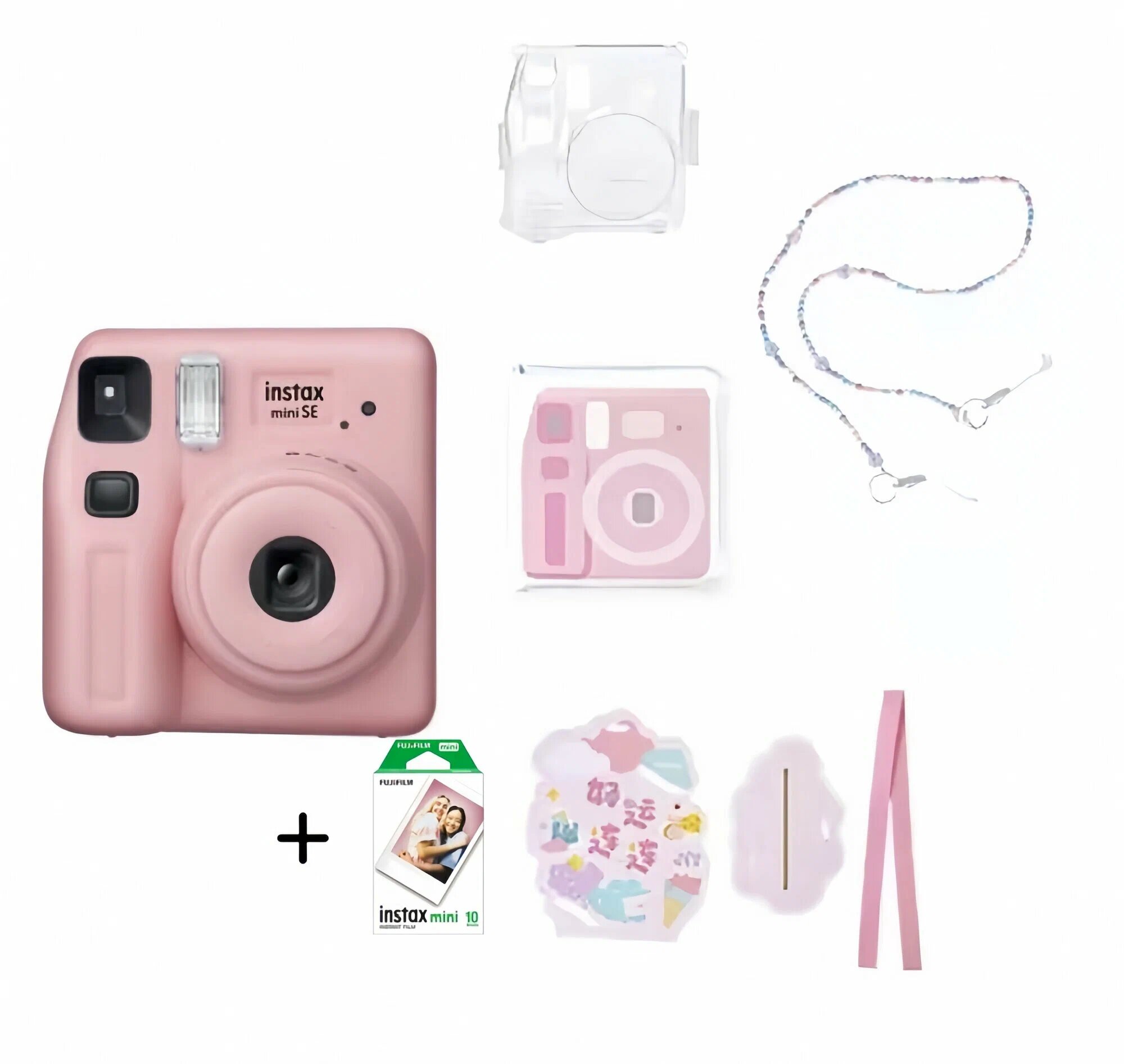 Фотоаппарат моментальной печати Fujifilm Instax Mini 12 SE (Набор из 10 листов фотобумаги) Pink Розовый