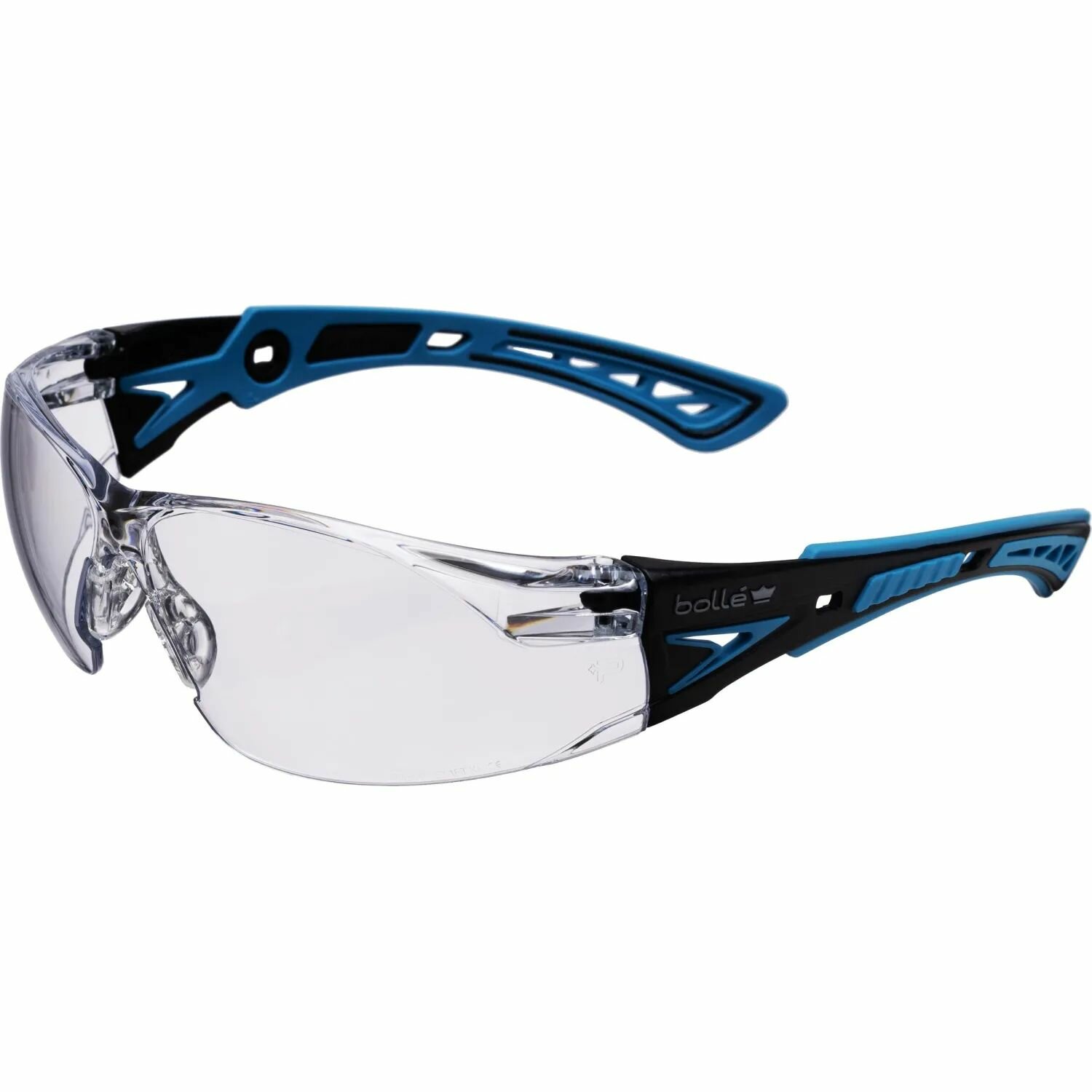 Очки открытые Bolle RUSH+, clear, синие дужки PLATINUM, RUSHPPSIB