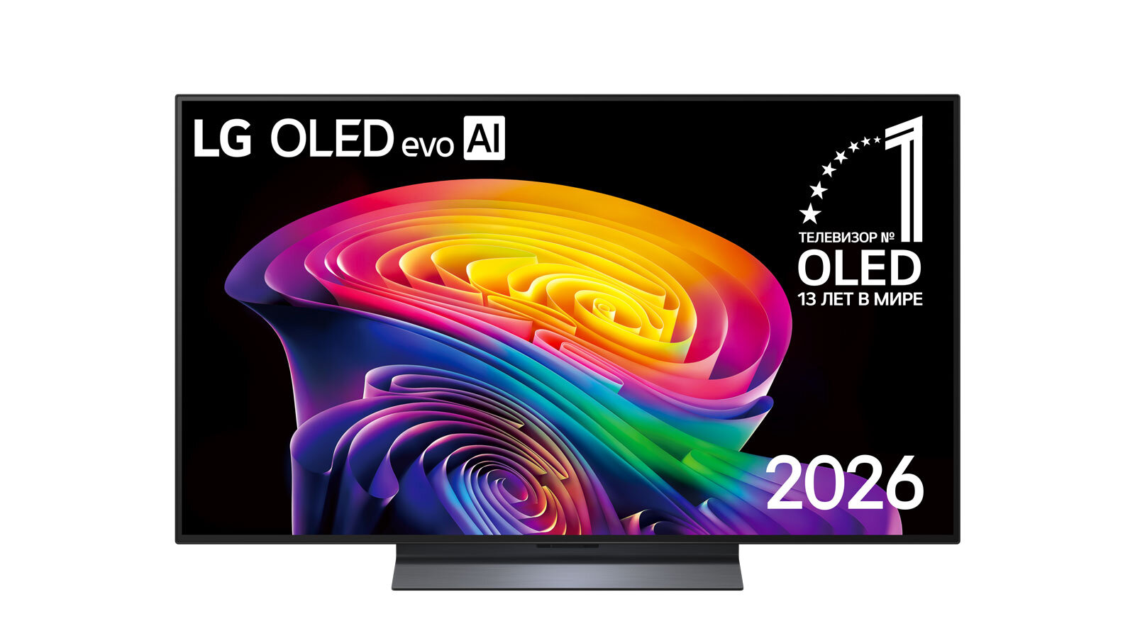 Телевизор LG 48" Smart TV OLED evo AI C6 4K 2026, черный