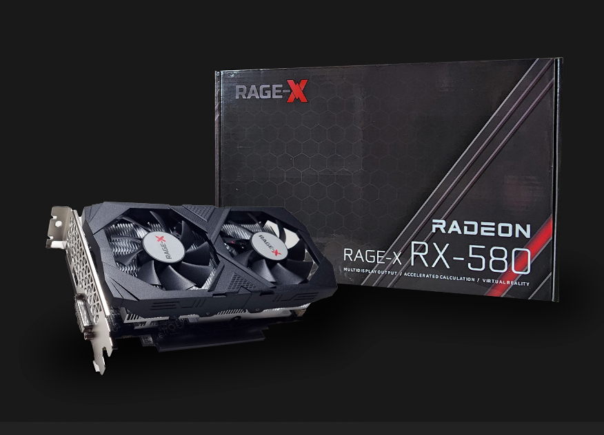 Видеокарта RAGE-X AMD Radeon RX 580 8GB GDDR5