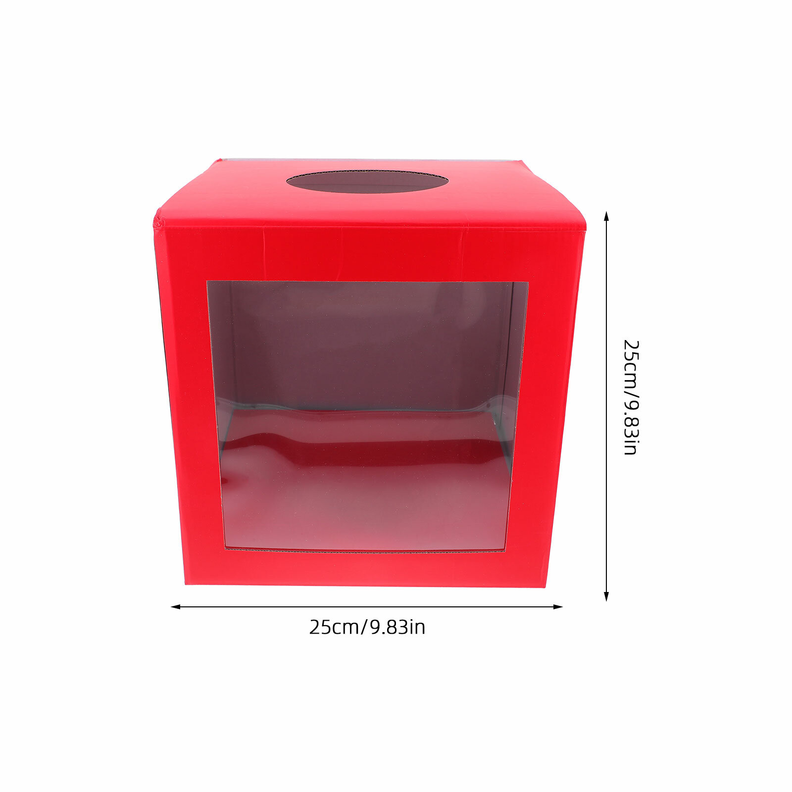 Лотерейная Коробка Для Голосования И Розыгрышей Объемом 25.00X25.00X25.00Cm Стабильная И Прочная Из Картона